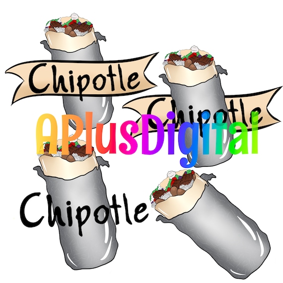 Chipotle Burrito Drawing