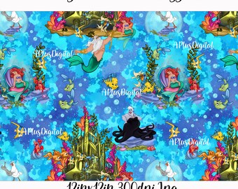 Ariel Seamless File - Etsy