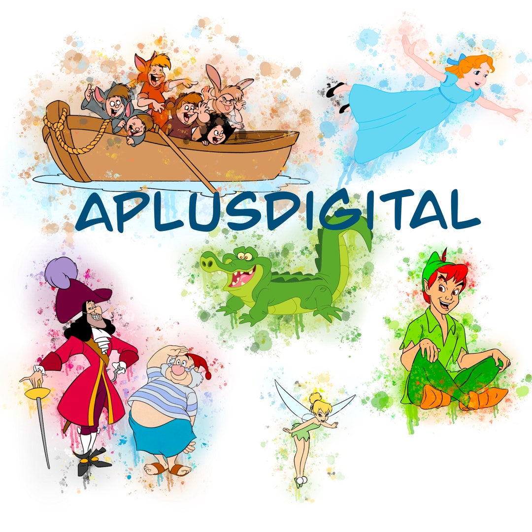 Peter Pan Clip Art - Etsy