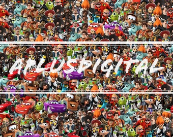Pixar Seamless Pattern - Etsy