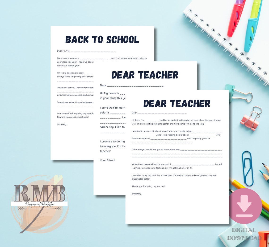 Printable Back-to-school Checklist, Editable Routine Chart, Teacher ...