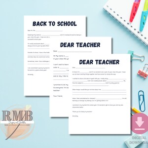 Printable Back-to-school Checklist, Editable Routine Chart, Teacher ...