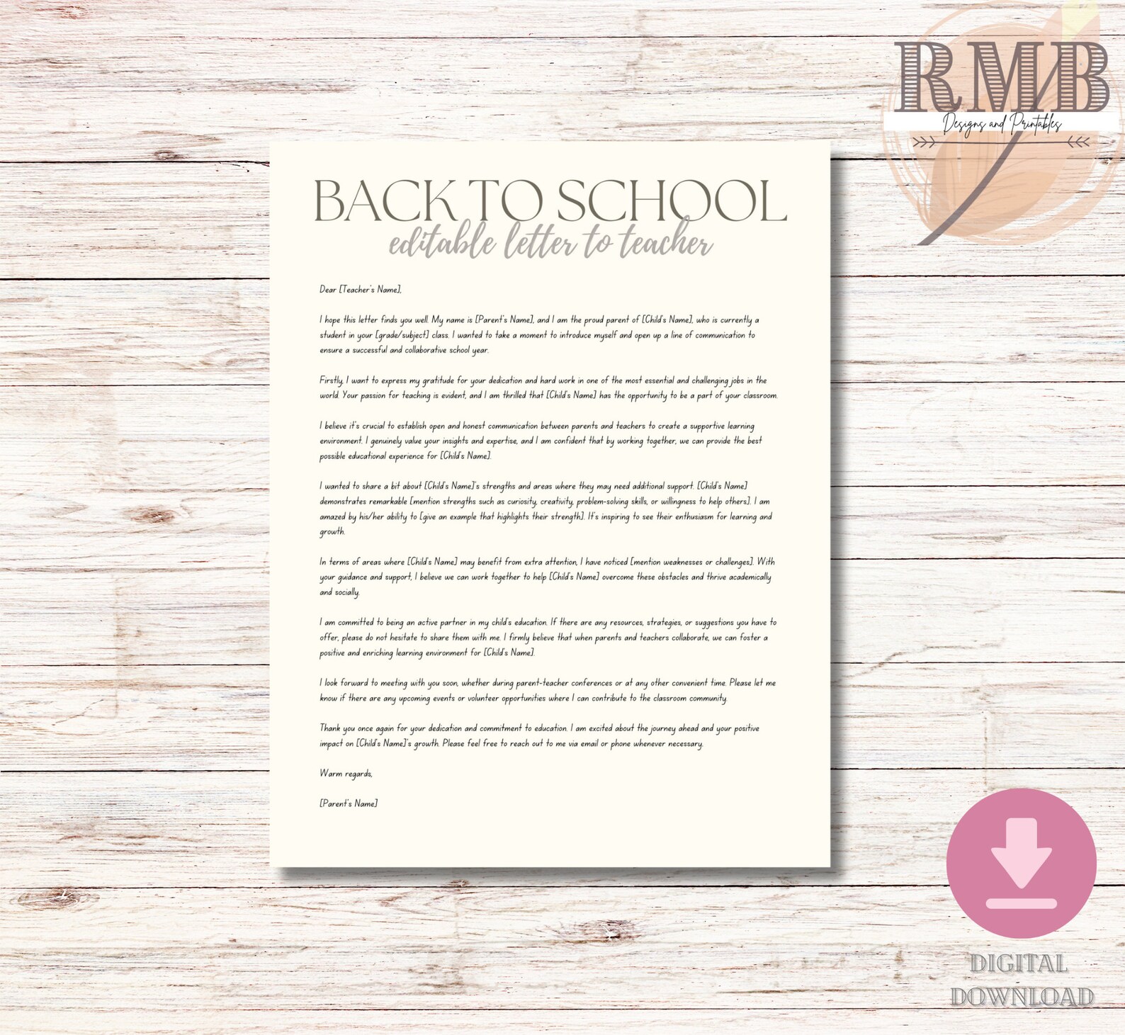 Printable Back-to-school Checklist, Editable Routine Chart, Teacher ...