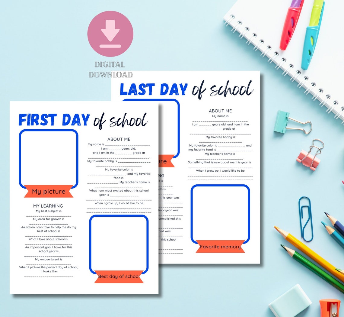 Printable Back-to-school Checklist, Editable Routine Chart, Teacher ...