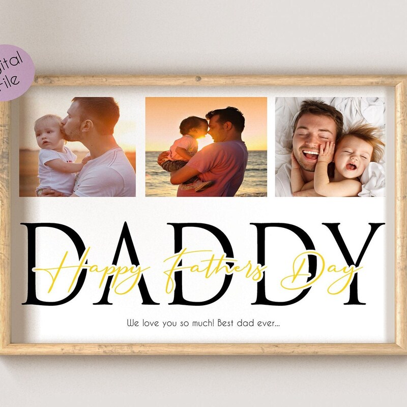Fathers Day Photo Frame - Etsy