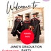 PRINTABLE Graduation Welcome Sign, Photo Graduation Poster, Welcome to ...
