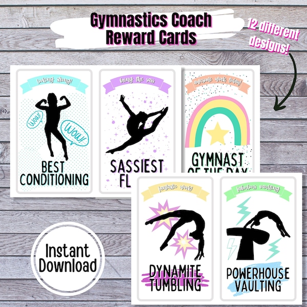 Gymnastics Awards Certificates - Etsy