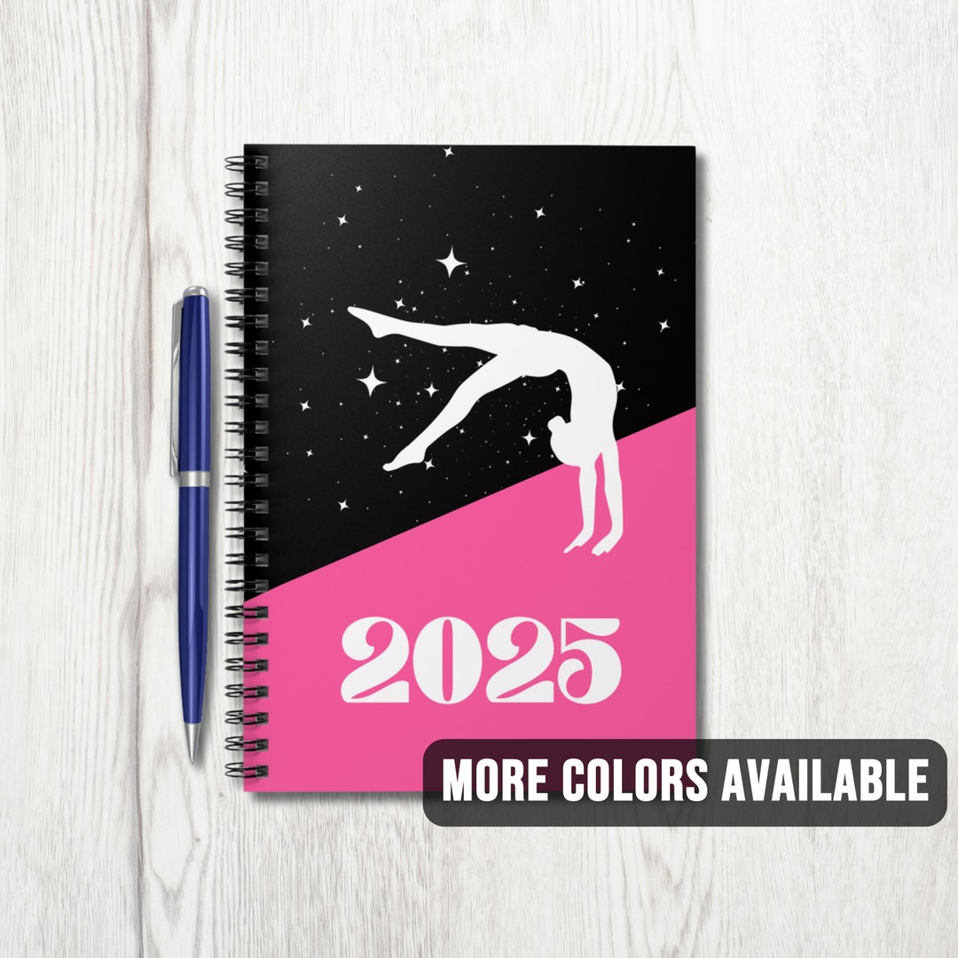 2025 Gymnastics Personalized Notebook Journal Planner Gymnast Custom ...