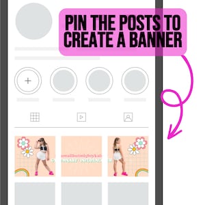 Custom Social Media Banner | Pinned Posts Banner | Gymnastics IG ...