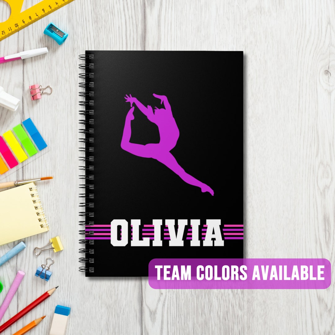 Dance Custom Notebook | Personalized Dancer Stationery Gift | Girls ...