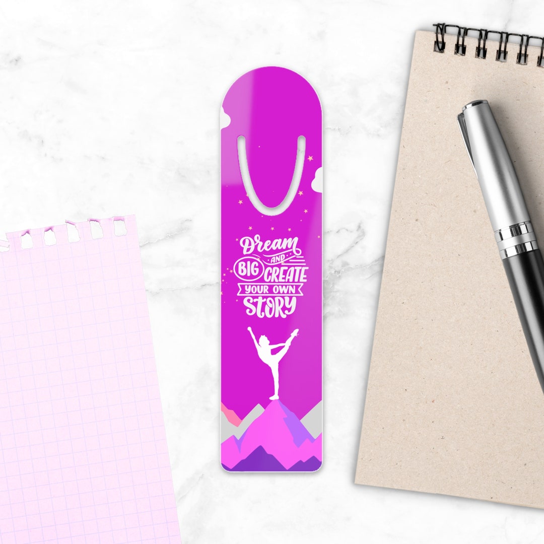 Cheer Inspirational Bookmark | Cheerleader Reading Accessory | High ...