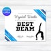 Gymnastics Good Luck Card Printable | Gymnast Greeting Competition ...