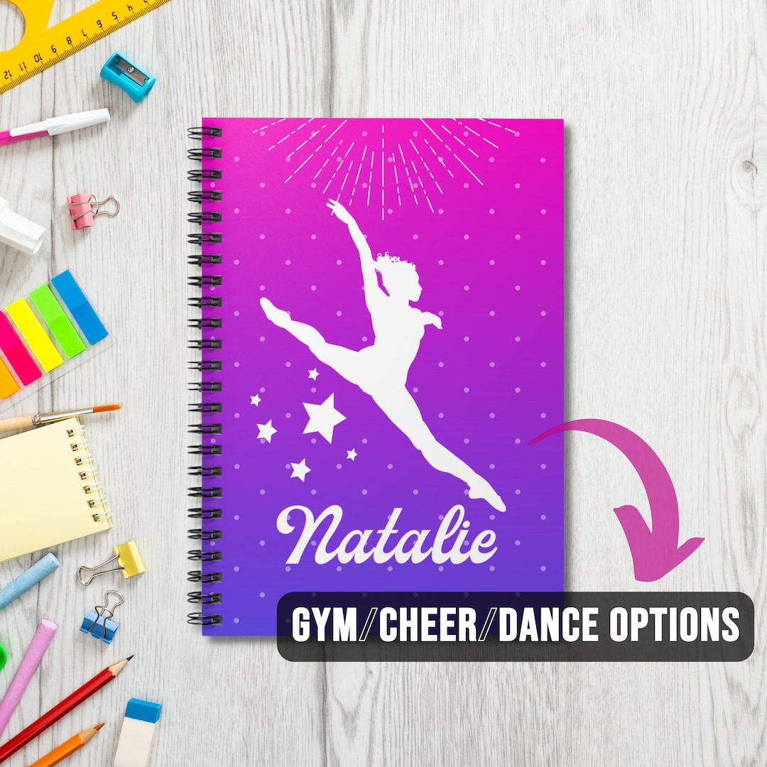 Dance Spiral Notebook | Dancer Personalized Notebook | Dancer Journal ...