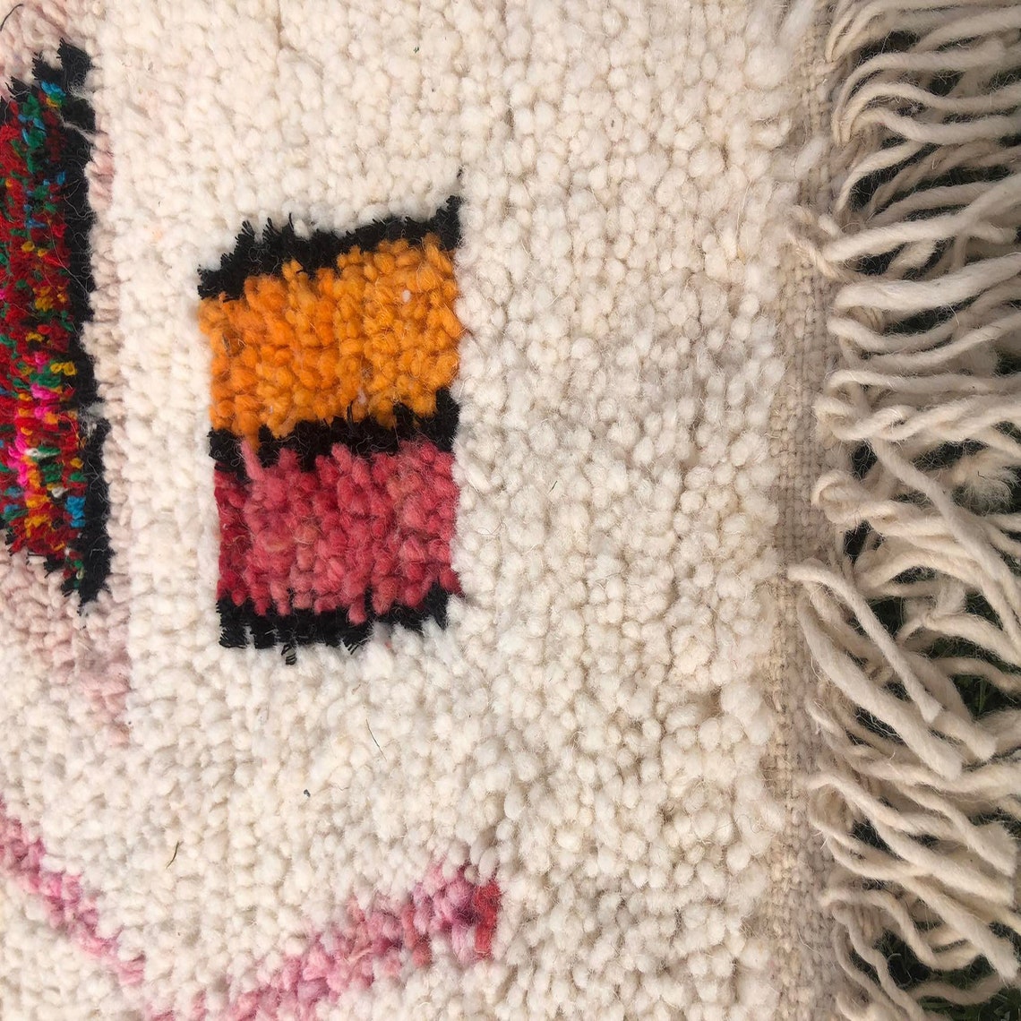 Moroccan Rug Small Beni Ourain Style 110x57 CM Small Handwoven Rug ...