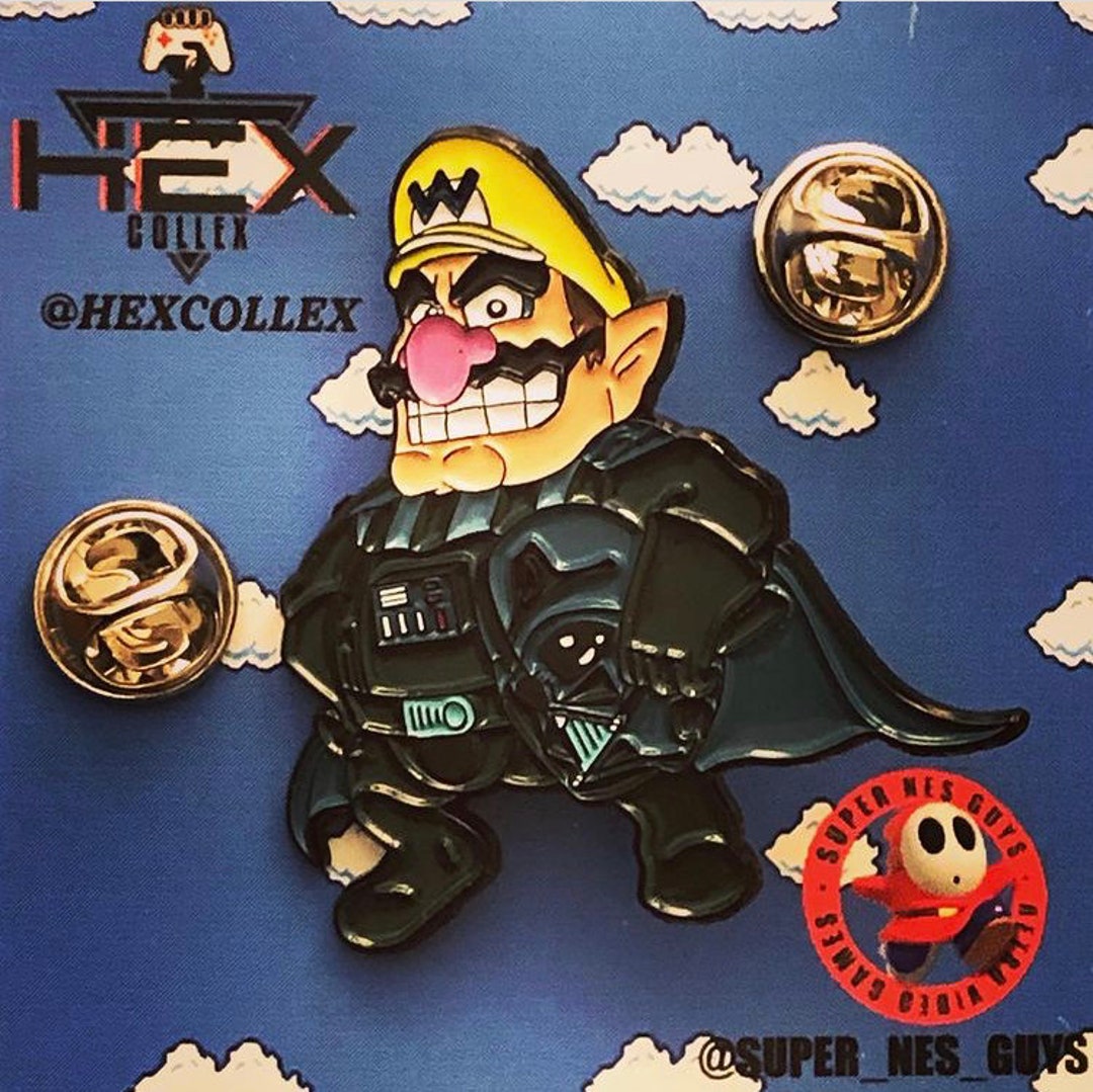 Limited Edition Darth Wario Pin - Etsy