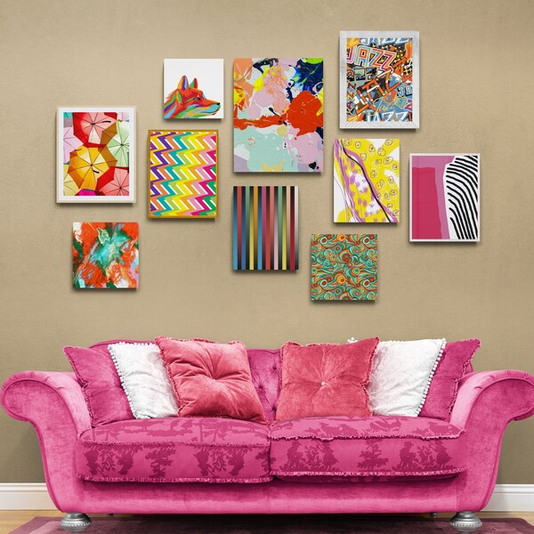Bright Wall Prints - Etsy
