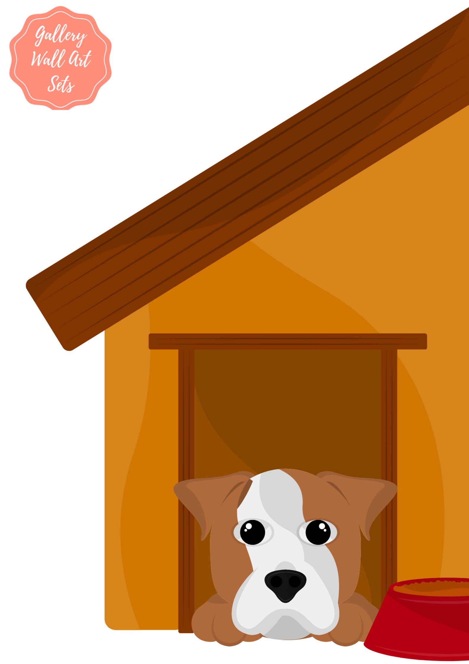 Dog Wall Art, Veterinarian Art Prints, Wall Art Set Dogs, Dog Themed ...