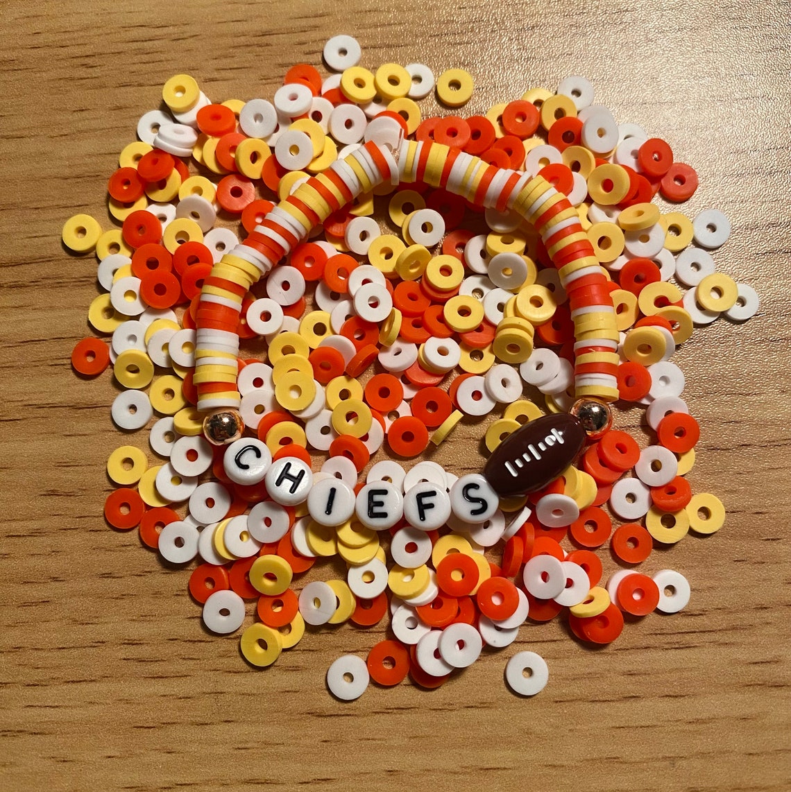 Football Team Color Bracelet - Etsy