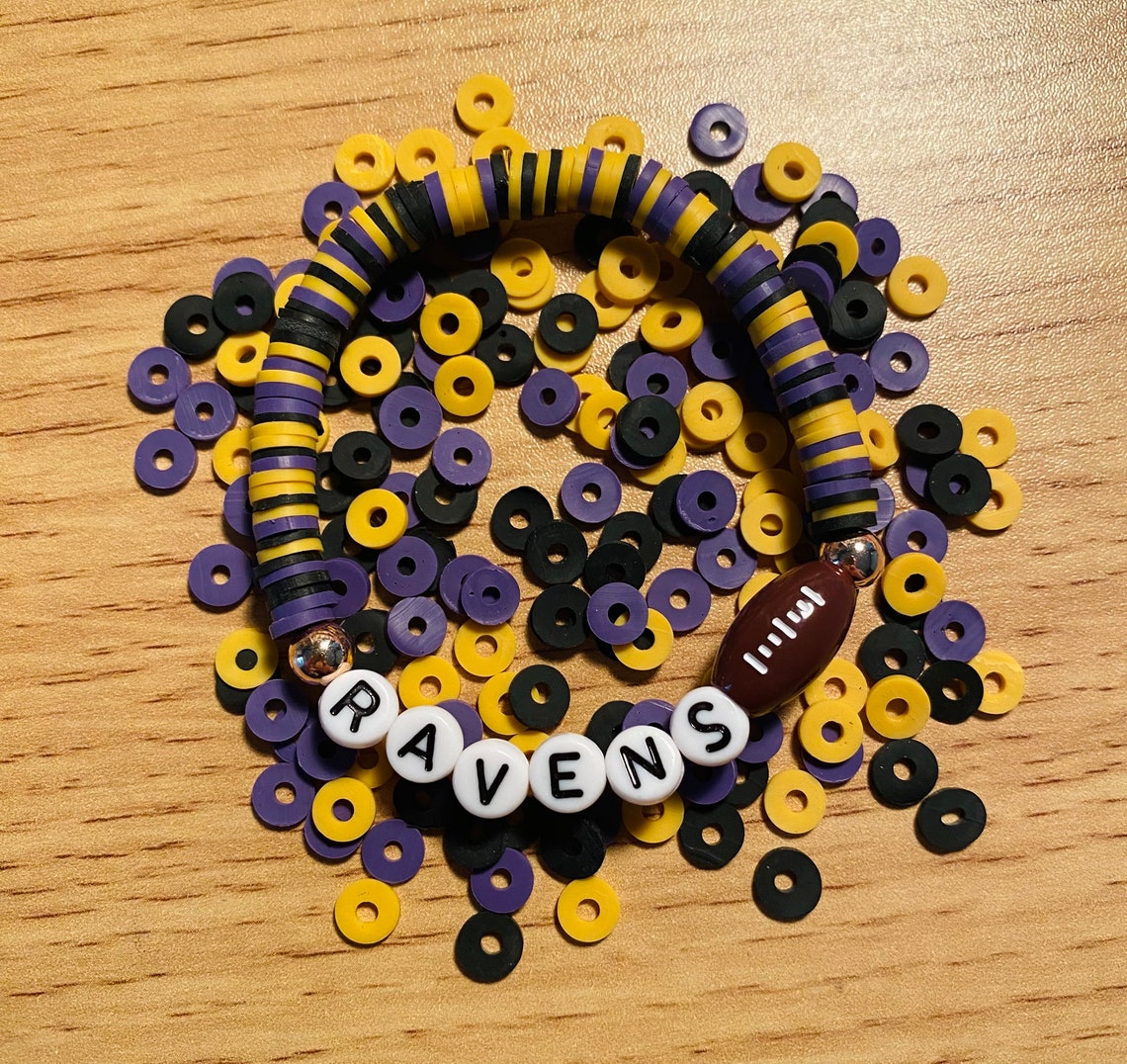 Football Team Color Bracelet - Etsy