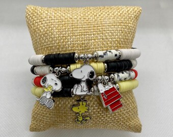 Snoopy Charm Bracelet - Etsy