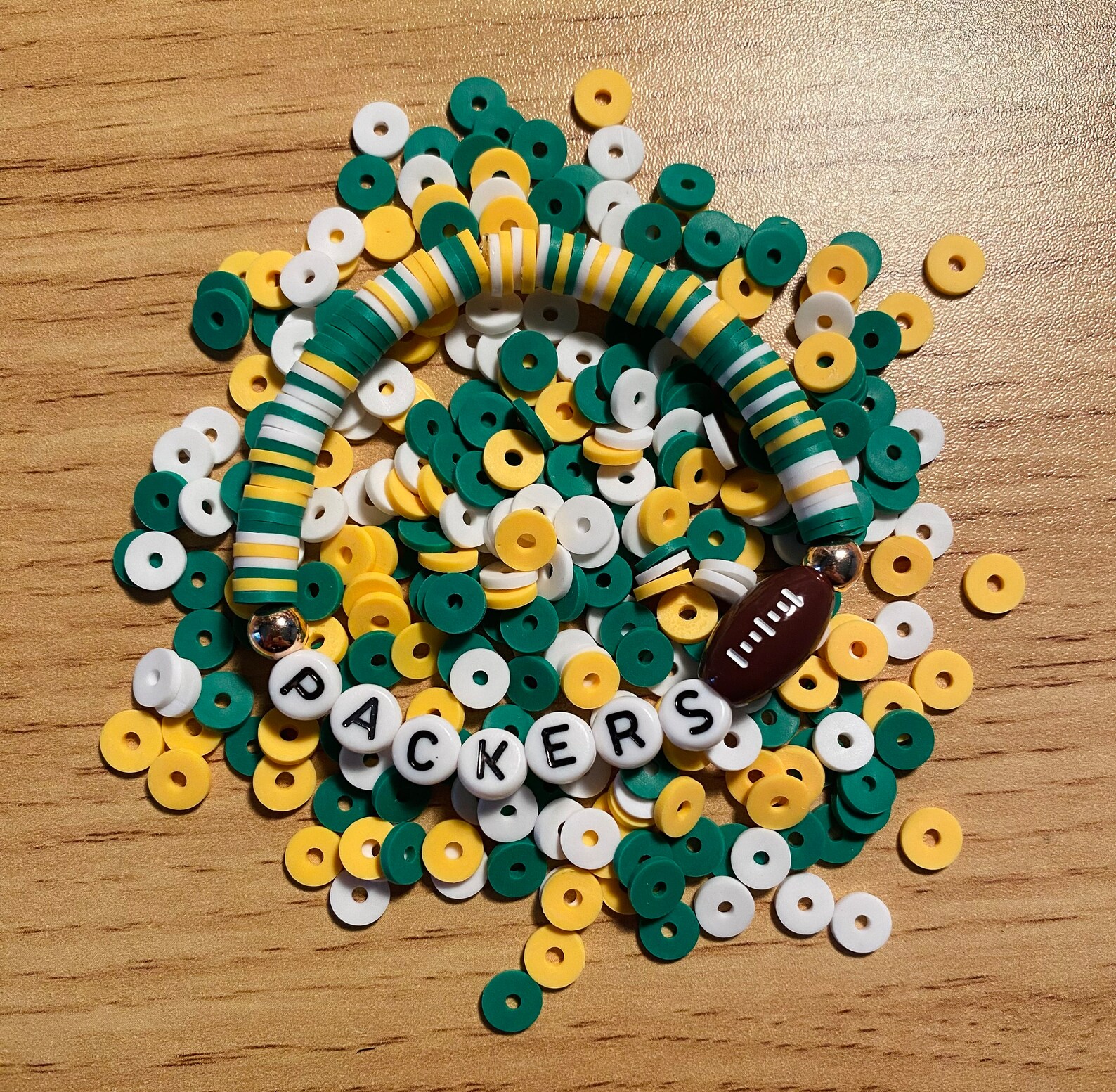 Football Team Color Bracelet - Etsy