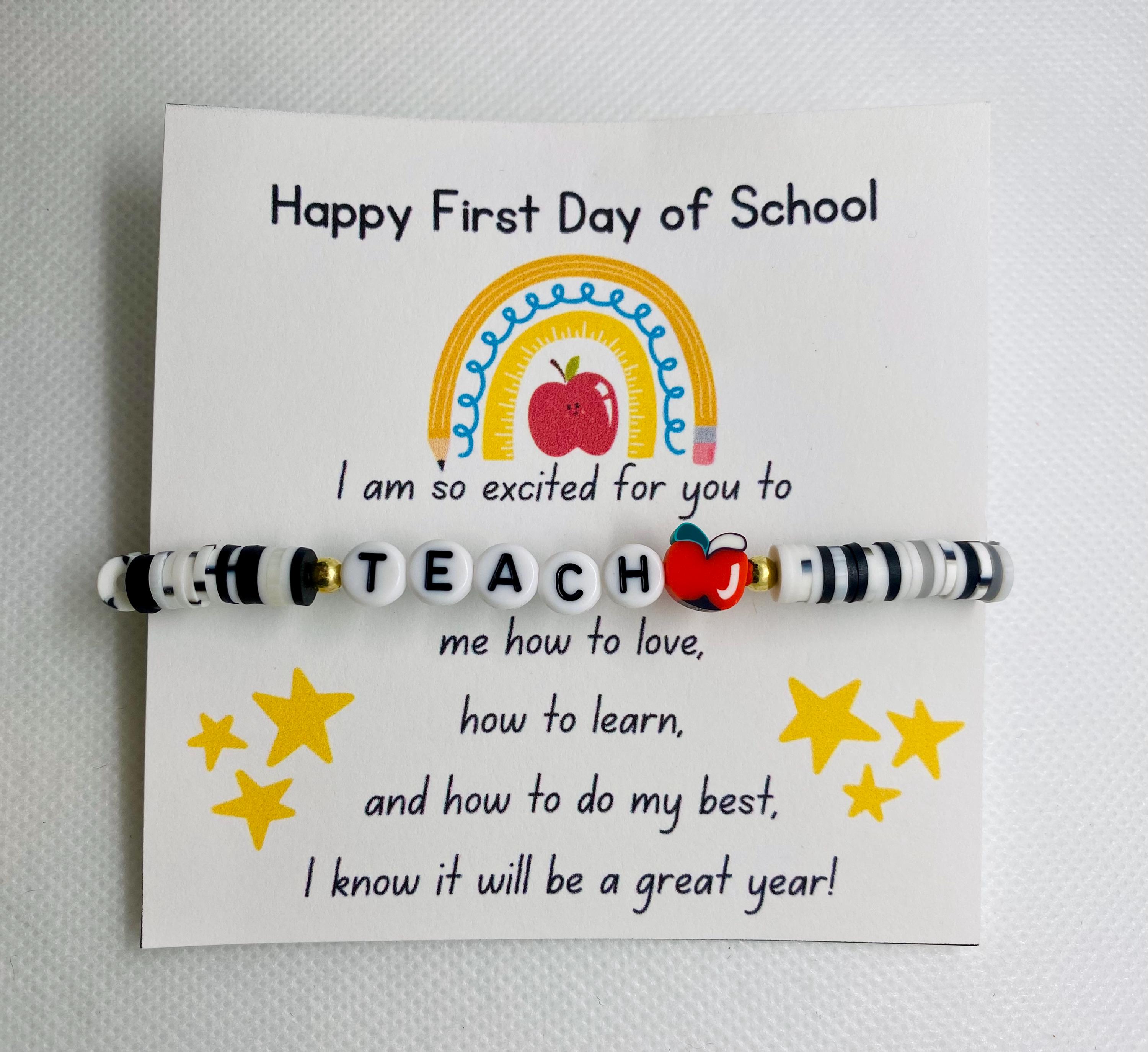 First Day of School Teacher Gift - Etsy