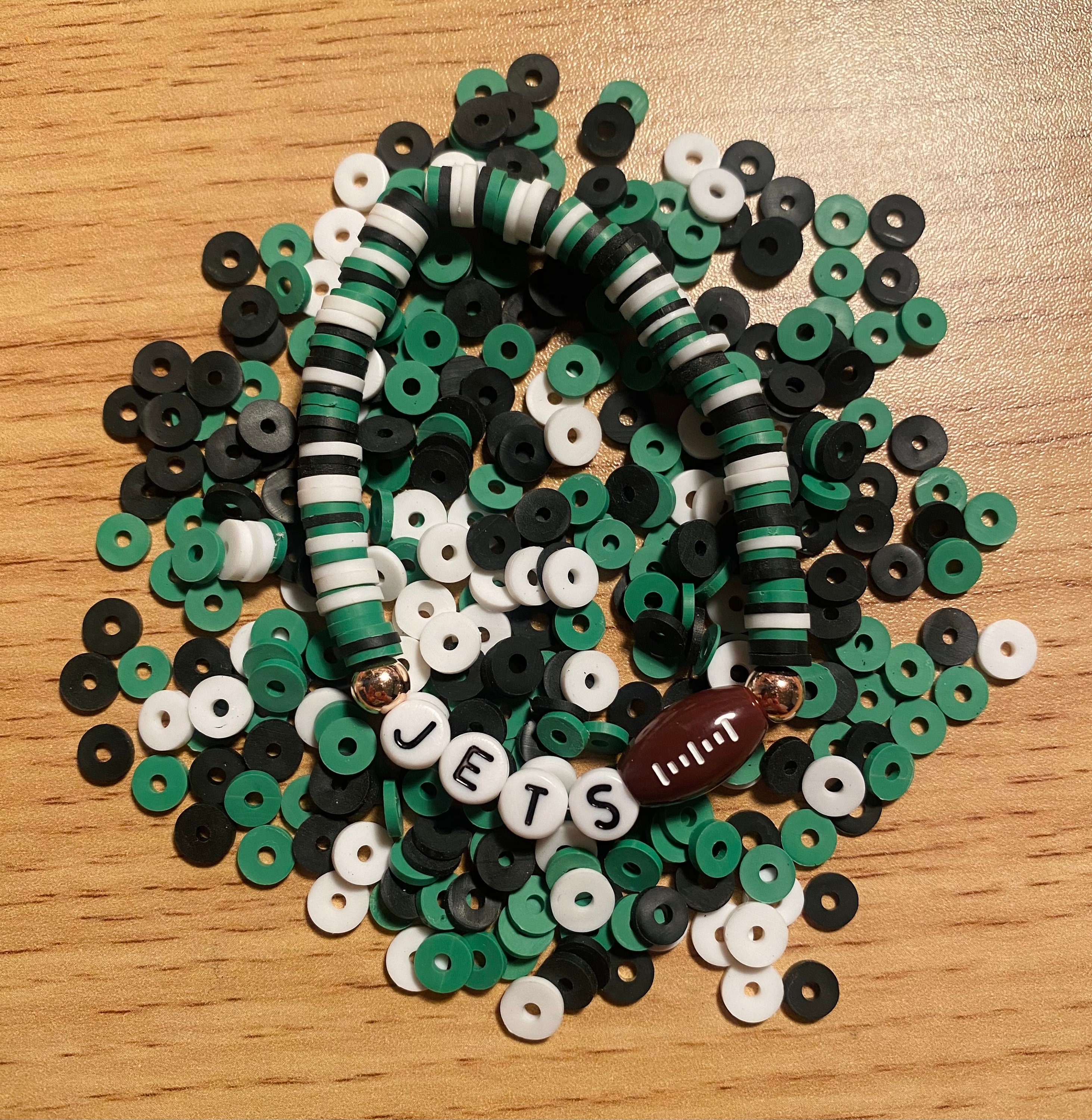 Football Team Color Bracelet - Etsy