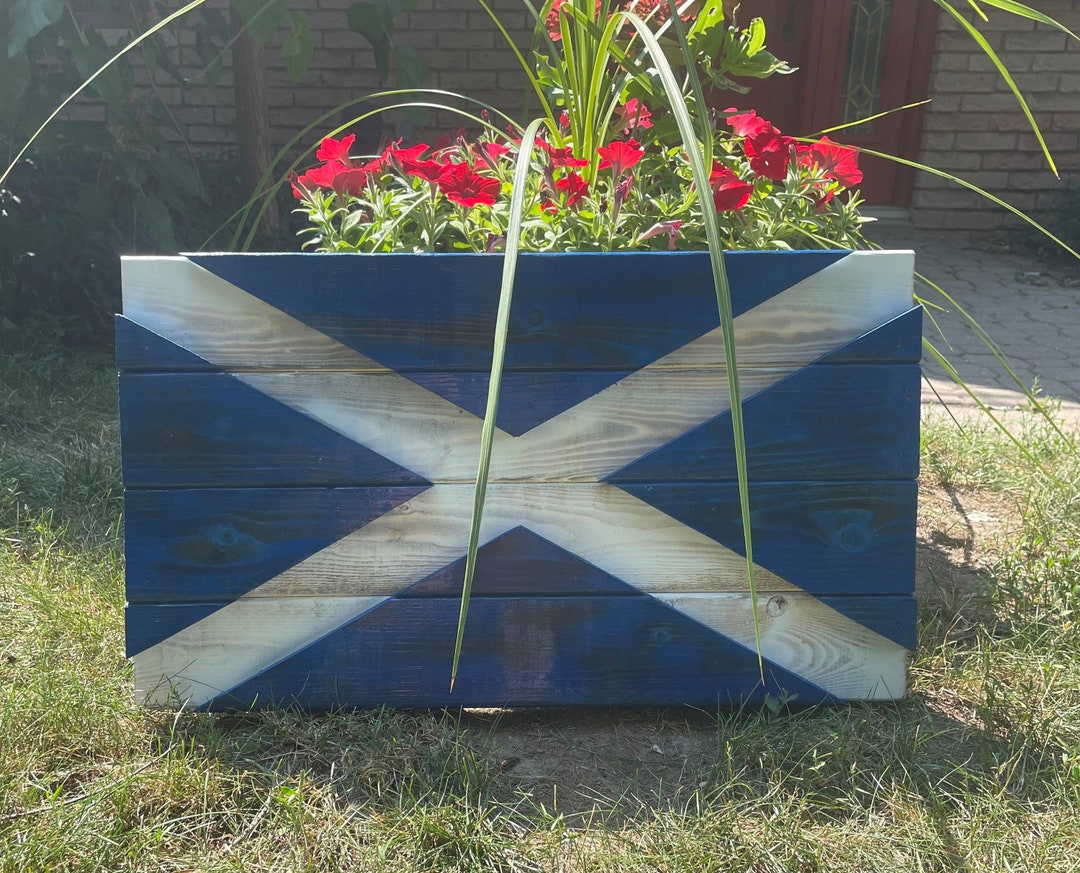 3D Wooden Scotland Flag | Cottage Backyard Porch Decor | Scotland ...