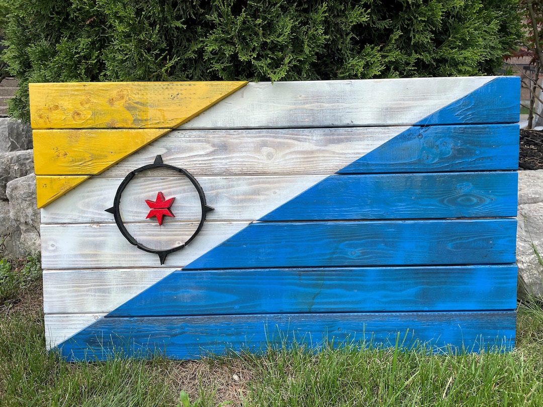 3D Bonaire Flag | Cottage Backyard Porch Decor | Bonaire | Wood Flag |ABC Islands | Rustic Home ...
