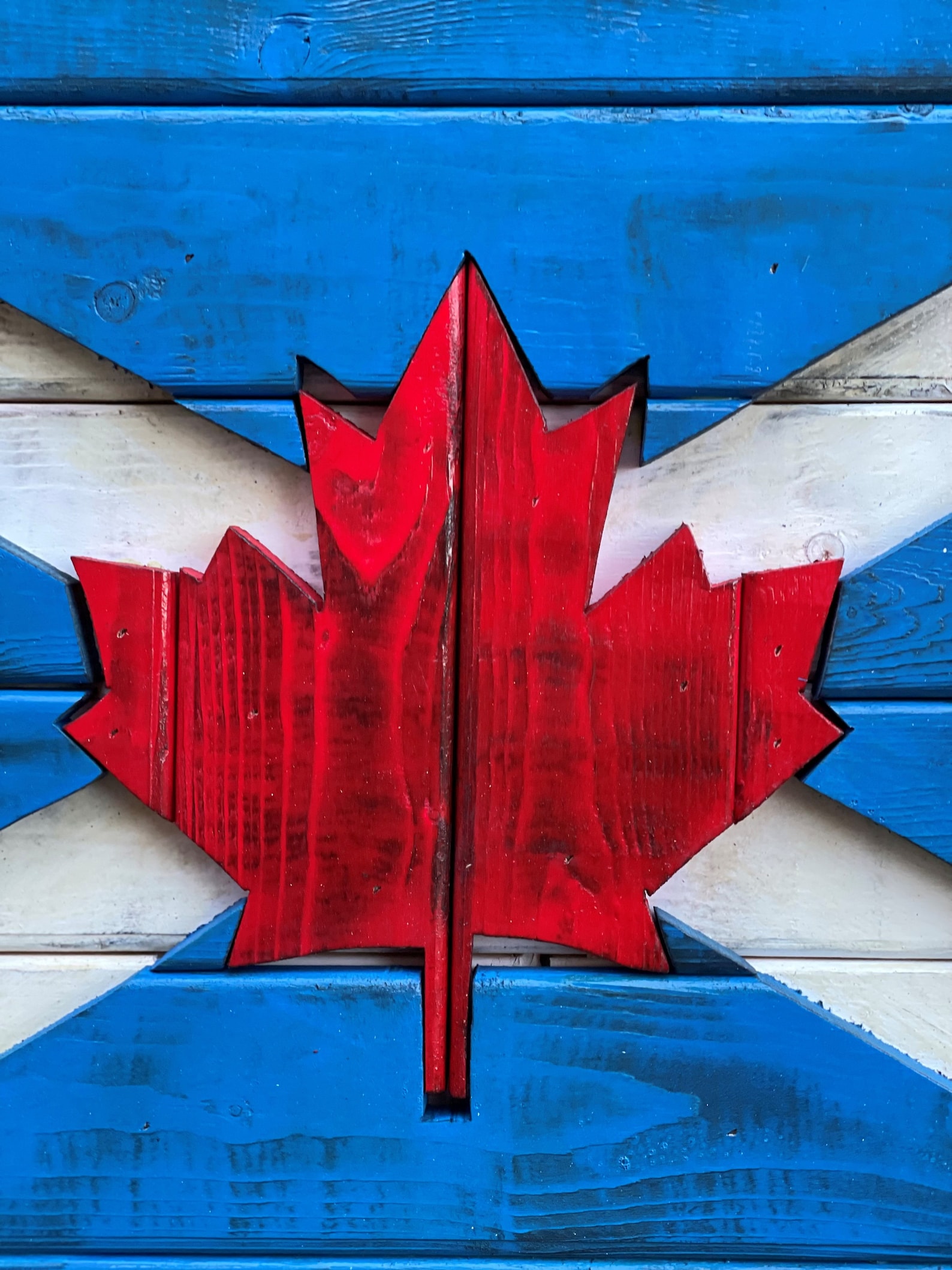 3D Wooden Union Jack/canada Flag Cottage Backyard Decor - Etsy Canada