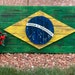 3D Wooden Usa/brazil Flag Cottage Backyard Decor USA Brazil Wood Flag ...