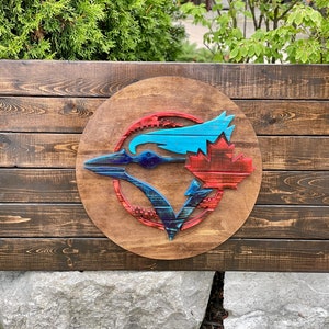 3D Wooden Toronto Blue Jays Flag MLB Blue Jays Baseball - Etsy Canada