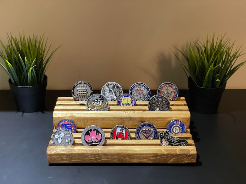 Challenge Coin Holder Display Military / Law Enforcement / | Etsy