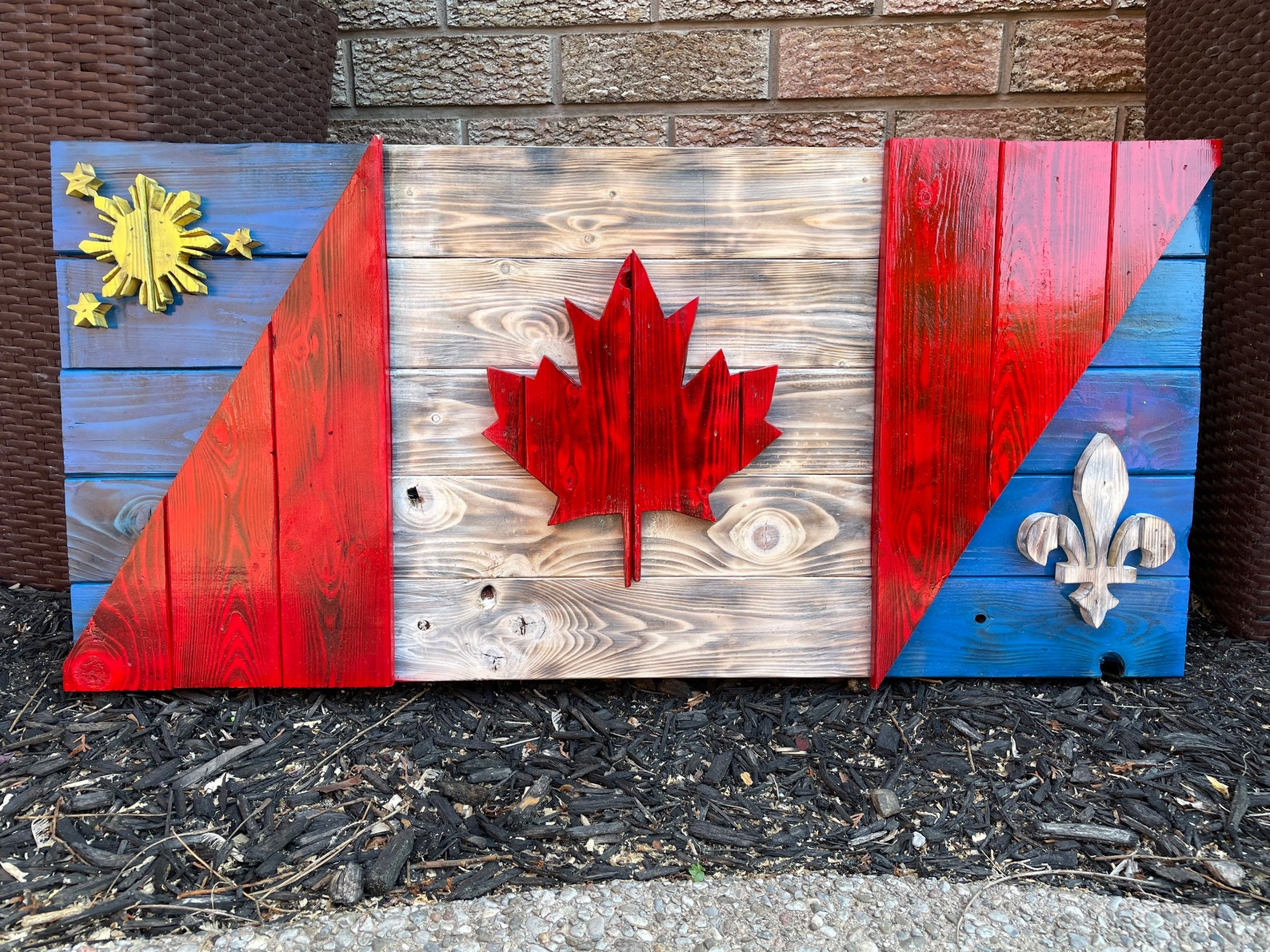 3D Wooden Philippines Flag Cottage Backyard Porch Decor - Etsy