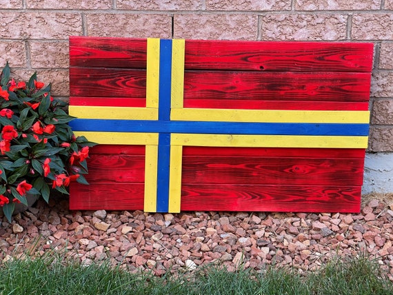 3D Wooden Orkney Islands Flag Orkney Flag Cottage Backyard - Etsy