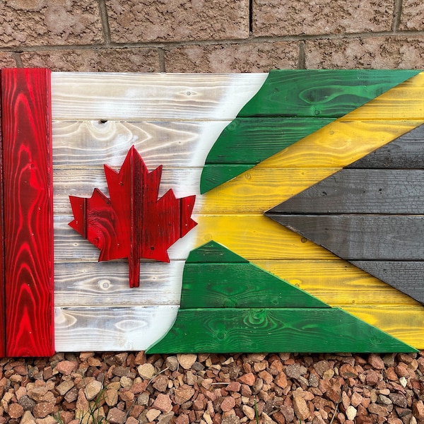 Wooden Canadian Flag - Etsy Canada