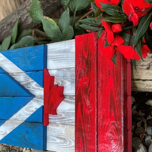 3D Wooden Scotland Flag | Cottage Backyard Porch Decor | Scotland ...
