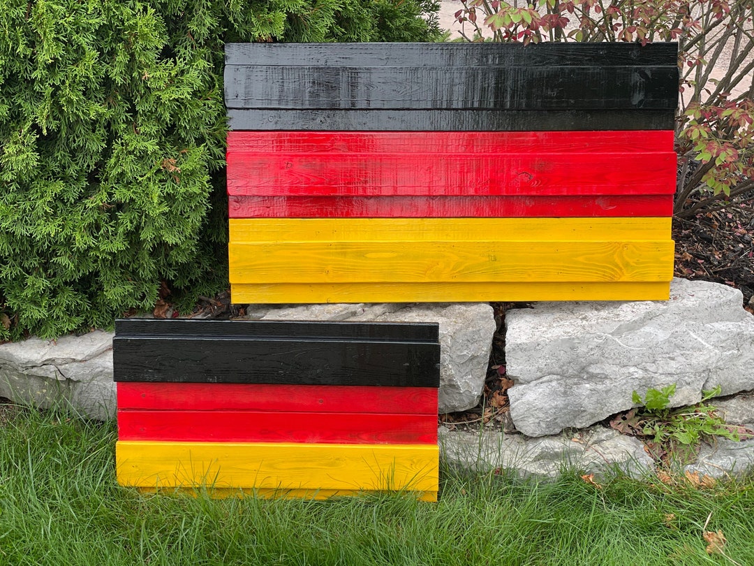 3D Wooden Germany Flag | Wedding Gift | Cottage Backyard Decor ...