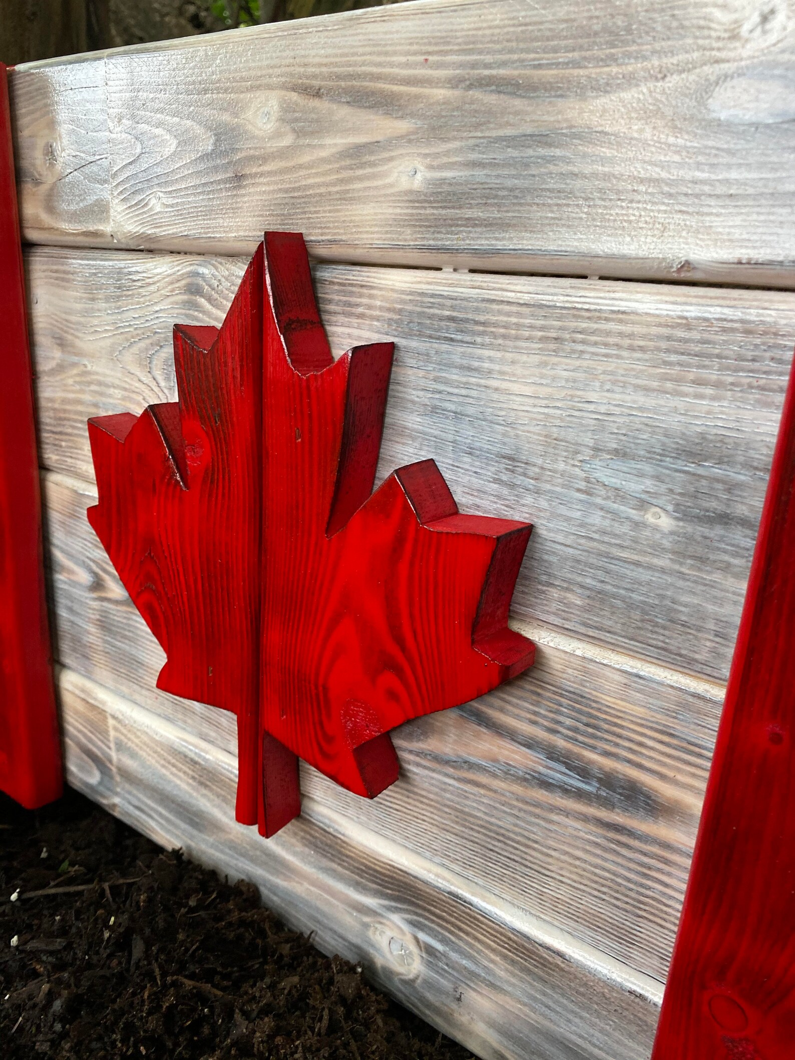 3D Wooden Canadian Flag Cottage Backyard Porch Decor - Etsy Canada