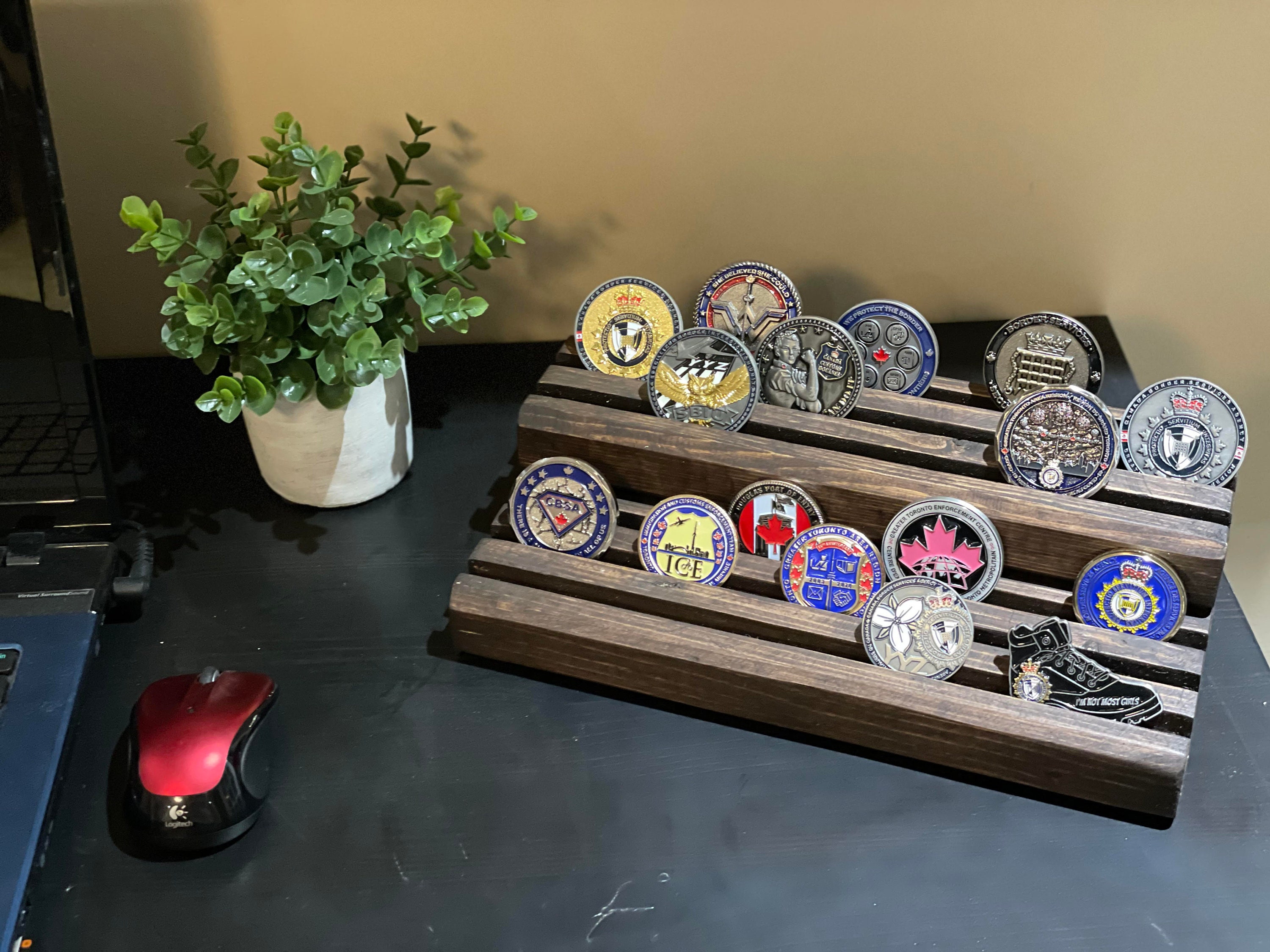 Challenge Coin Holder Display | Military / Law Enforcement / Fire ...