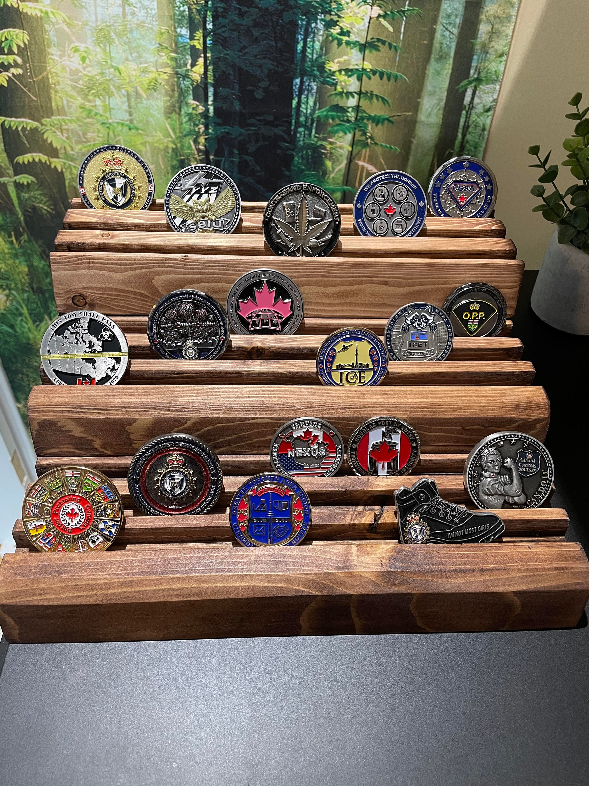 Challenge Coin Holder Display | Military / Law Enforcement / Fire ...