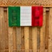 3D Wooden Italian Flag Cottage Backyard Porch Decor Italy - Etsy
