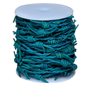 Artificial Barbed Wire - Ribbon Trim Real Leather Cord for Party Home ...