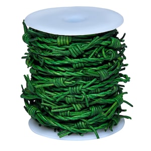 Artificial Barbed Wire - Ribbon Trim Real Leather Cord for Party Home ...