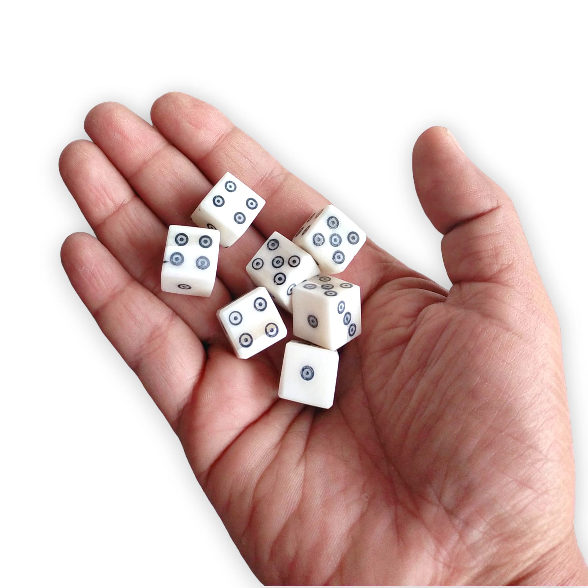 D6 Large Medieval Bone Dice Set of 6-9/16 Inch 14-15 Mm - Etsy