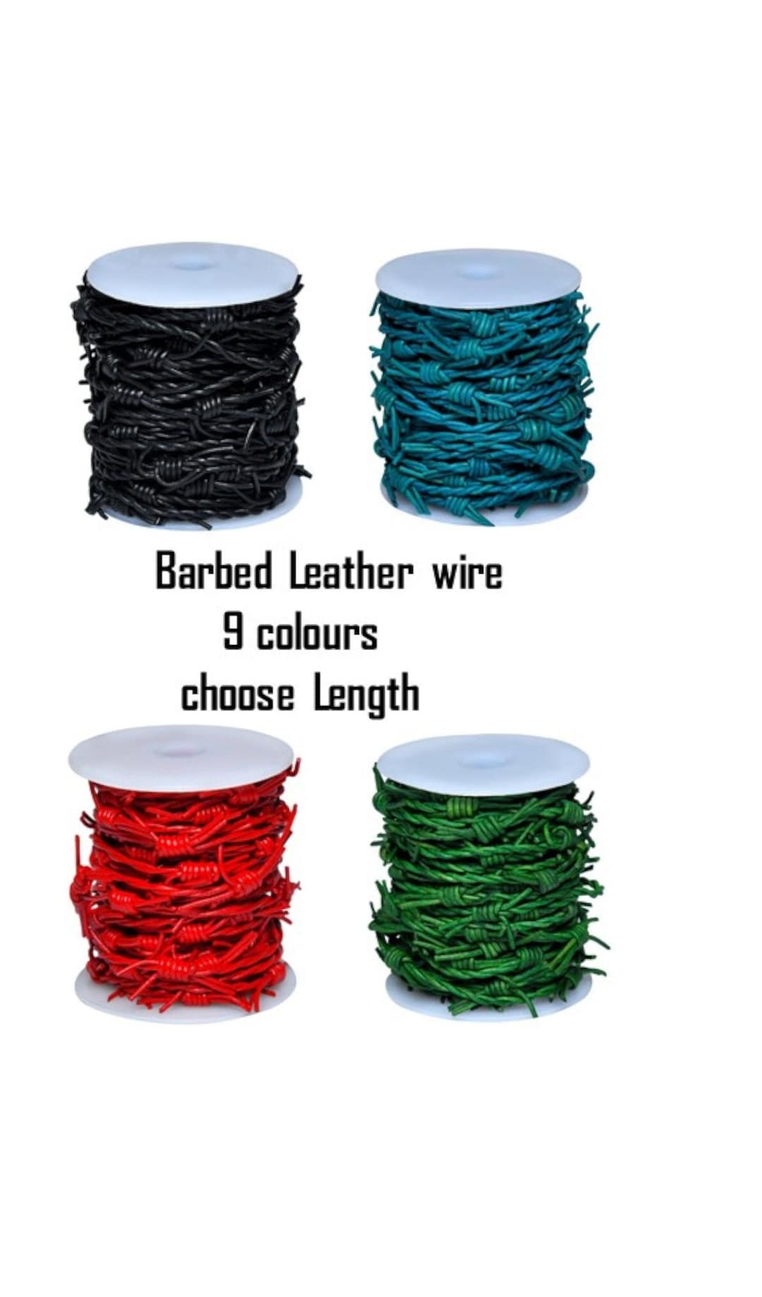 Artificial Barbed Wire - Ribbon Trim Real Leather Cord for Party Home ...