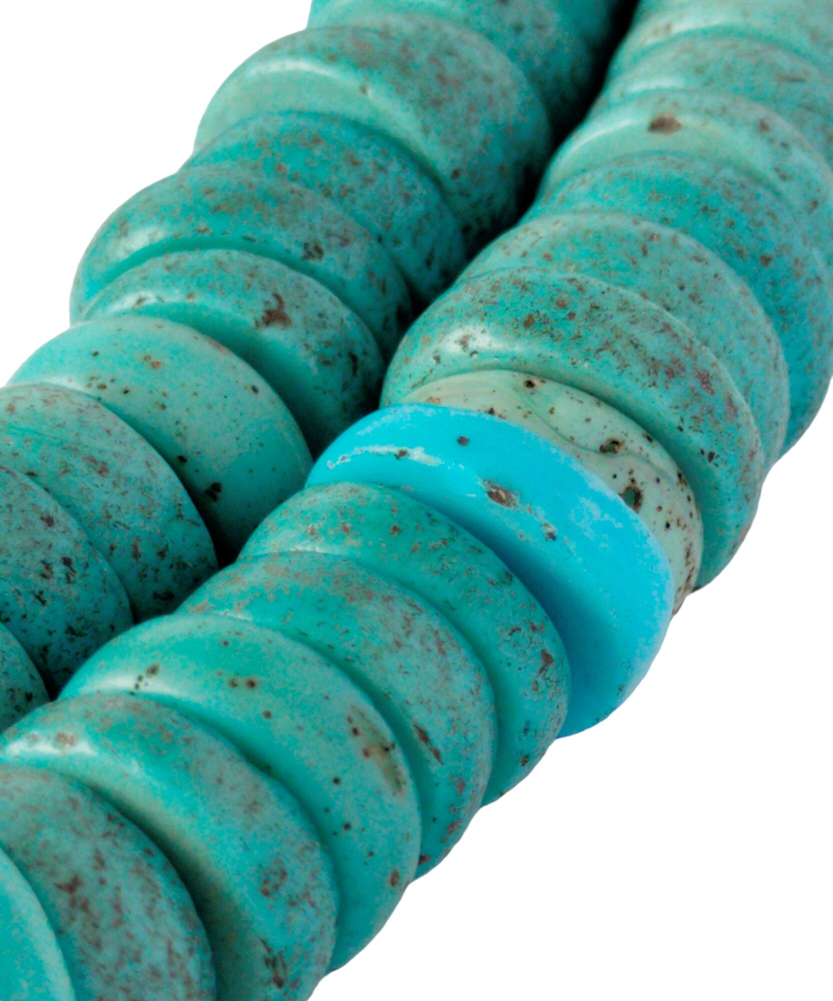 15-18mm African Glass Trade Tribal Beads - Antique Kakamba Old Czech ...