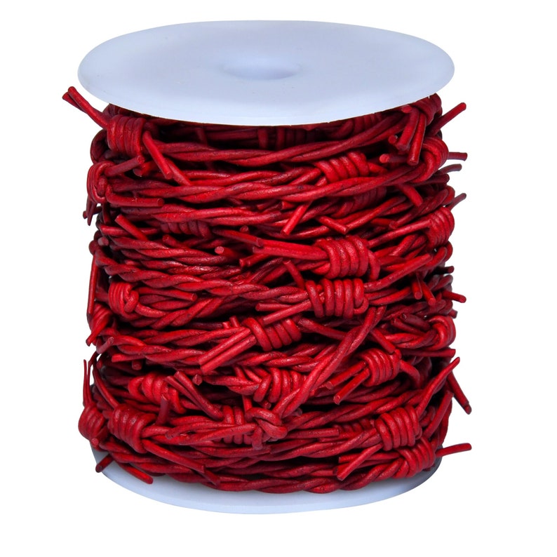 Artificial Barbed Wire - Ribbon Trim Real Leather Cord for Party Home ...