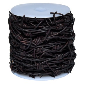Artificial Barbed Wire - Ribbon Trim Real Leather Cord for Party Home ...