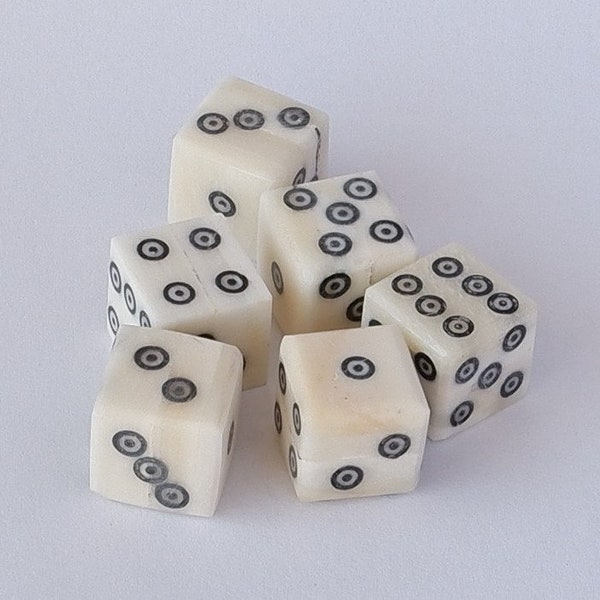 Bone Dice - Etsy